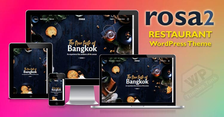 Rosa 2 Restaurant WordPress Theme